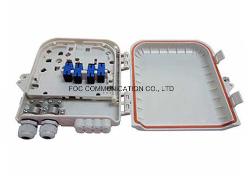Quality Fiber Optic Termination Box 8 Core Loaded With 1x8 PLC Splitter Blockless for sale