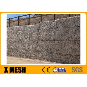 Quality Galfan Gabion Wire Mesh Wire Dia 5mm PVC Coated Gabion Box for sale