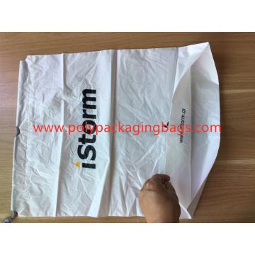 Quality Simple and elegant white cpe rope bag for general purpose packaging for sale