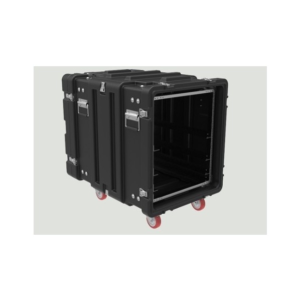 Quality Shock Absorber Skb 12u Rack Case Rack Box Waterproof 4 Wheels Specialty Racks for sale