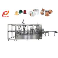 Quality SKP-4 Single Serve 4Lanes Coffee Capsule Filling Machine for sale