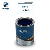 Quality Chemical Resistance 1K Basecoat Weatherproof Black Auto Paint Refinishing for sale