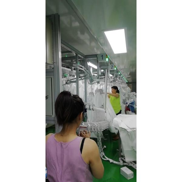 Quality Customized workshop SS Logistics Garment Hanging System for sale