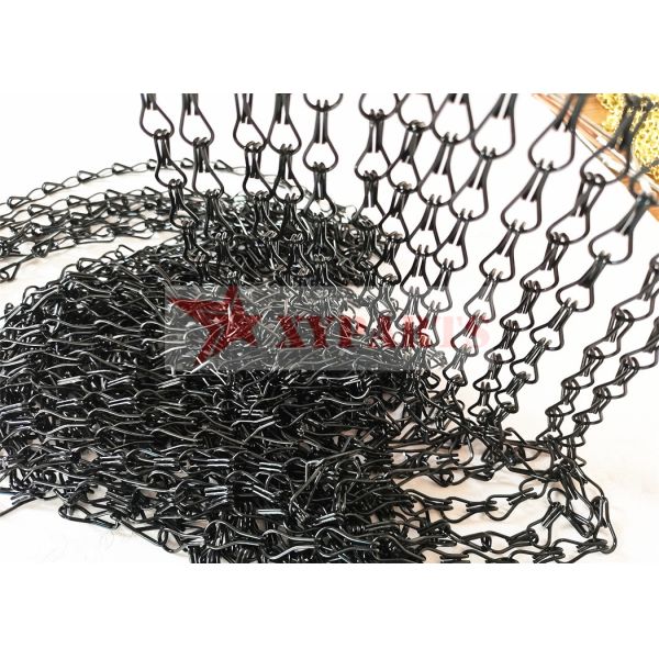 Quality Anodized Lightweight Double Hook Aluminum Door Hanging Chains for sale