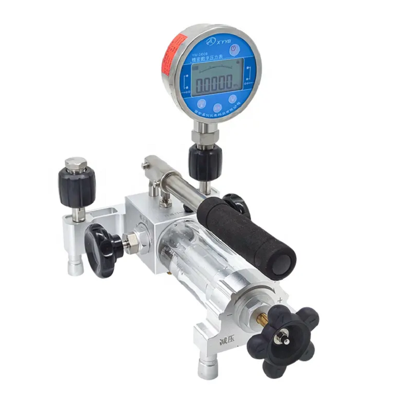 70Mpa Hydraulic Pressure Source Portable Pressure Gauge Calibrator With Pre-Pressurization