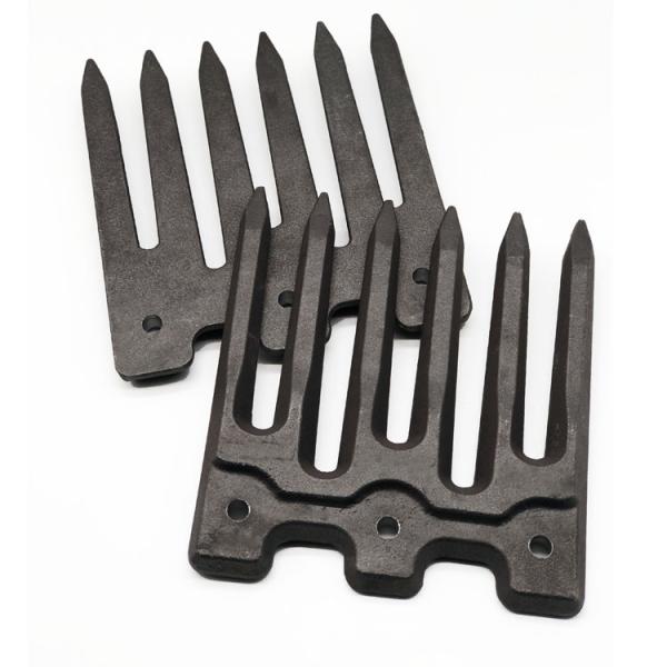 Quality Low Alloy Steel Precision Casting Tooth Plate Agricultural Machinery Parts for sale