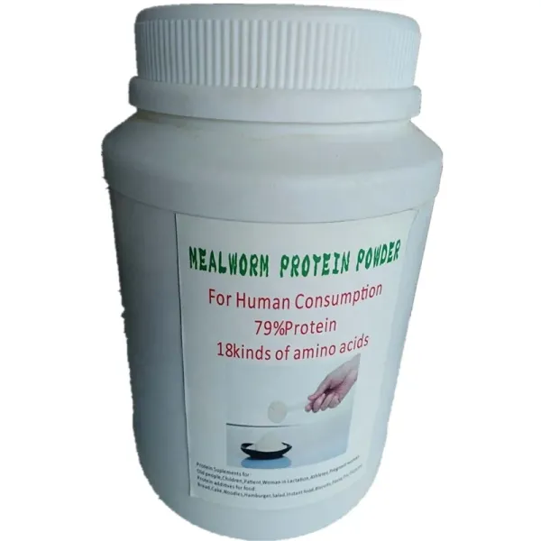 Quality 71% Protein Content Mealworm Protein Powder for Feed Grade with Antibacterial Peptides for sale