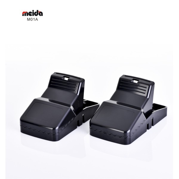 Quality M01A Stock Plastic Mouse Trap Snap Trap With Single Bottle 123g for sale