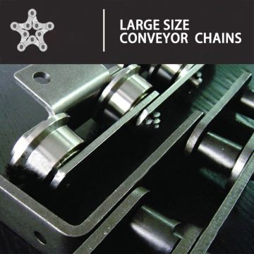 Quality Custom Pitch 100mm Bucket Elevator Conveyor Chain With Attachments for sale