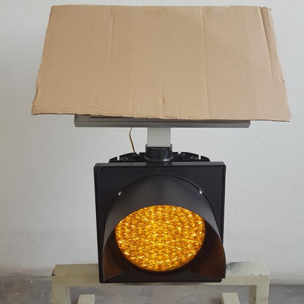 Quality Solar Warning Light 200mm Falsher GQSJD-200-1 Yellow Warning Light for sale