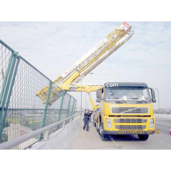 Quality Latice Type 8x4 Bridge Inspection Machine VOLVO With Air Suspension System for sale