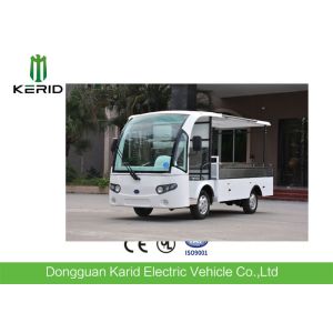 Quality Chinese 500kg Payload Cargo Box 2 Seater Electric Utility Vehicle With DC Motor for sale
