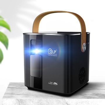 Quality Smart Mini Android 9 DLP LED Projector 6000 LUMENS With Battery for sale