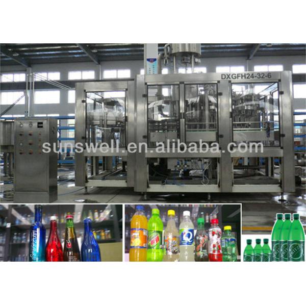 Quality PET Automatic Soft Drink Carbonated Filling Machine PLC Control for sale