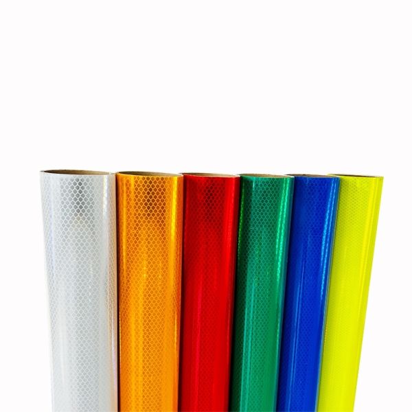 Quality 4x150FT Micro White Yellow High Visibility Micro Diamond Grade Reflective Sheeting Film for Traffic Signs ODM for sale
