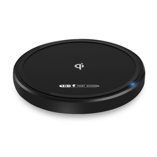 Quality PC Material 15W Qi Certified Wireless Charging Pad Four charge modes for sale