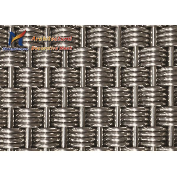 Quality Cladding Partitions Elevator Mesh 2.0mm Decorative Woven Wire Mesh for sale