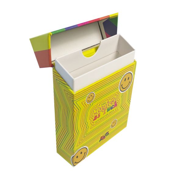 Quality Custom Design Logo Printed Magnetic Display Paper Gift Rigid Cardboard Deck Box for sale