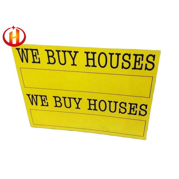 Quality Polypropylene Glossy Corrugated Plastic Signs Durable WaterProof for sale