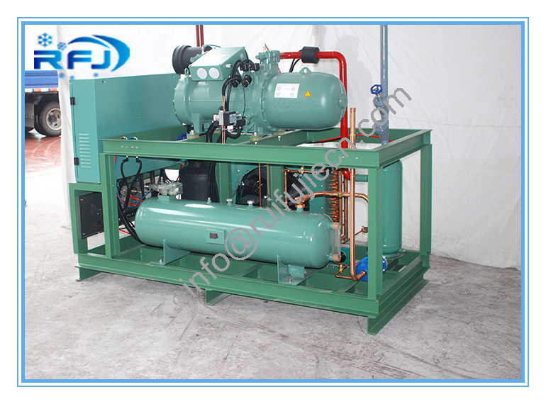 Quality High Temperature Air Cooled Condensing Unit For Blast Freezer , Three Screw for sale