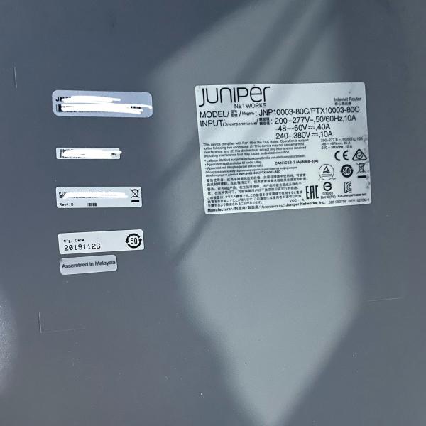 Quality Original Used JNP10003-80C PTX10003-80C Internet Router For Stock And Private for sale