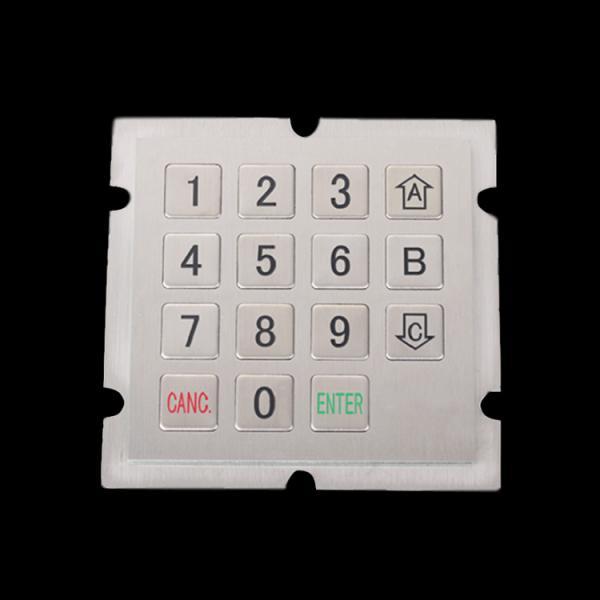 Quality Customized Industrial Metal Keyboard For Dyeing Machine Equipment Operation for sale
