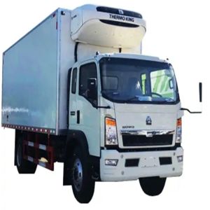 Quality Fully Enclosed Structure SINOTRUK HOWO 6X4 Food Refrigerator Freezer Truck Lorry for sale