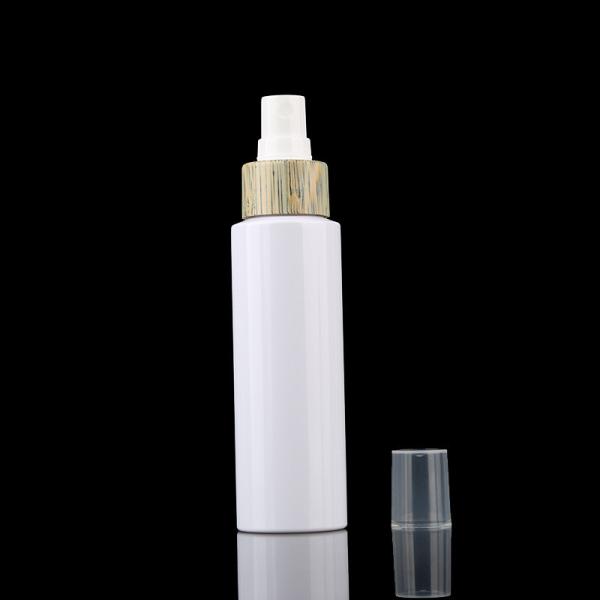 Quality 100ml 150ml Bamboo Pump Plastic Lotion Bottles for sale