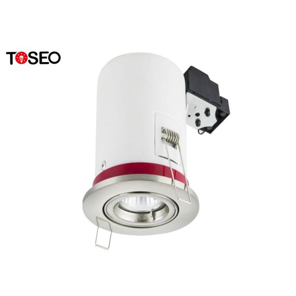 Quality Recessed Gu10 Fire Rated Downlights Diecasting Aluminium 90mm Cutting for sale
