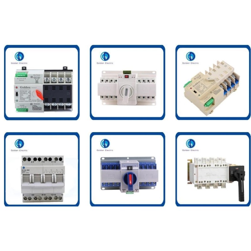 DIN Rail W2r Automatic Transfer Switch for Solar Power Mini ATS PV System