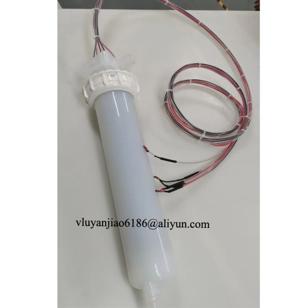 Quality 4.5kw 3 Phase 208VAC Max Temp 120℃ PFA Shell Inline Chemical Heaters for sale