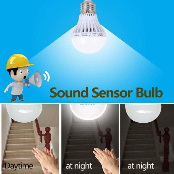 Quality White LED Bulb with Motion Sensor and High Lumen Induction Bulb 3000k 4000k 6000 for sale
