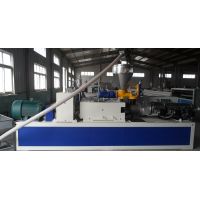 Quality High output PVC Floor and door frame making machine , Double Screw for sale
