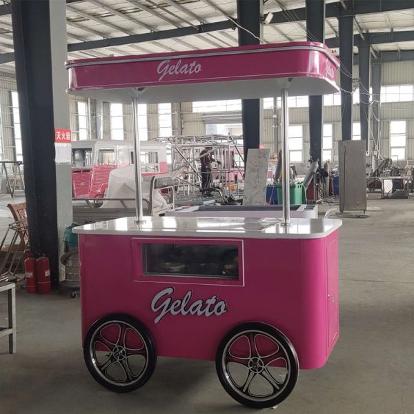 Quality New style ice cream cart refrigerated ice cream trailer carts for sale for sale