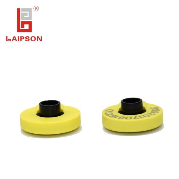 Quality TPU Passive LF HDX Animal RFID Animal Ear Tag 134.2KHz With Buttons ISO11784/5 for sale