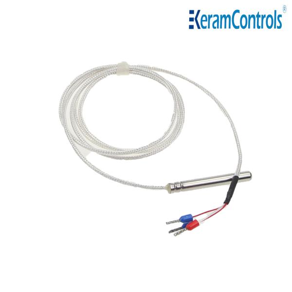 Quality Silicone PT1000 PT100 Temperature Sensor 3 Wire for sale