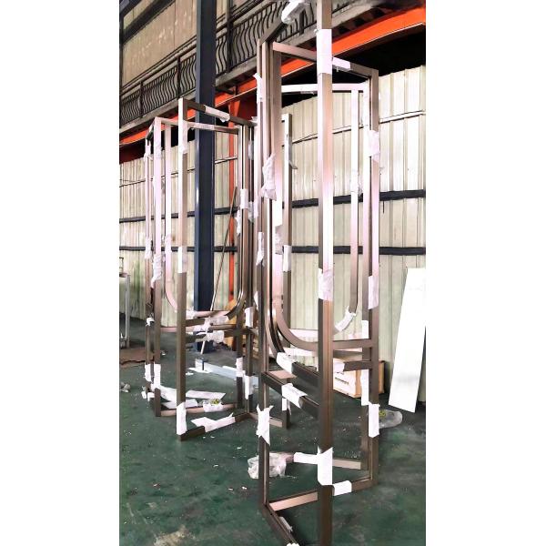 Quality Glass Surrounded Metal Frame , Glass Frame Made By Stainless Steel for sale