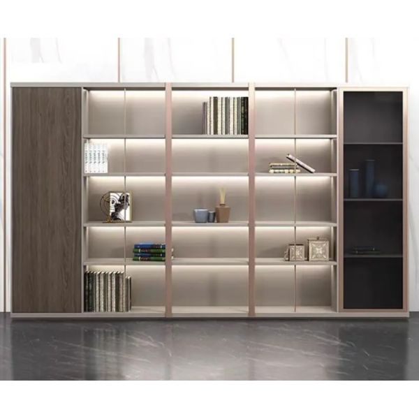 Quality Factory Hot New Commercial Furniture Office Large Bookshelf Mfc File Storage Office Cabinet for sale