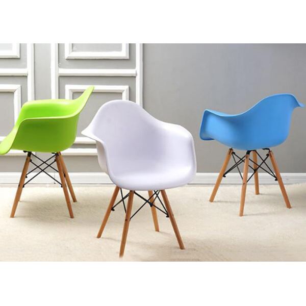 Quality Carefully Crafted Wooden Leg Dining Chair , Plastic And Wood Dining Chairs for sale