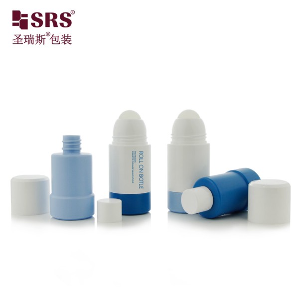 Quality PP PCR Recycled Material Replaceable Style Roller Deodorant Gel Roll On Plastic for sale