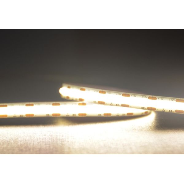 Quality 8mm Flexible 12V LED COB Strip Light Dotless With 140 Degree Beam Angle for sale