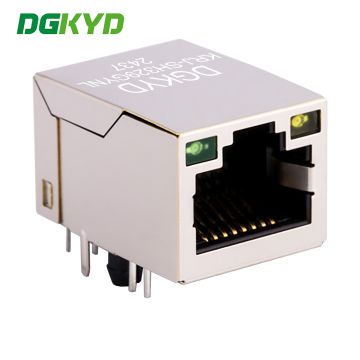 Quality Shielded 1000BASE RJ45 Network Interface Gigabit RJ45 with Filter Network Port for sale