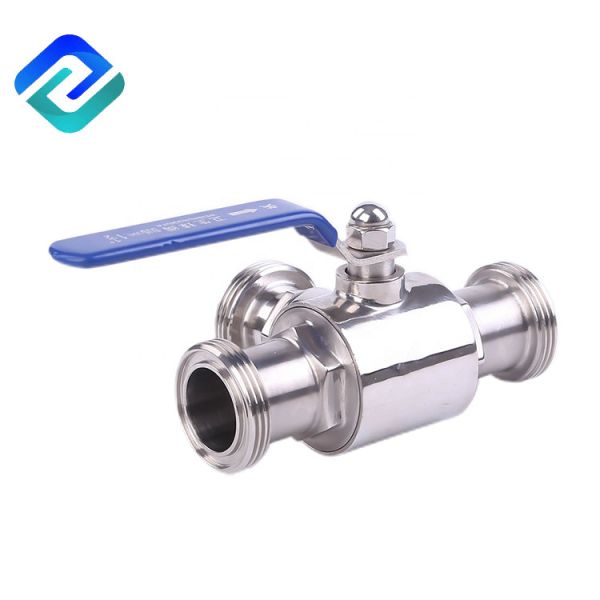 Quality Manual T / L Port Tri Clamp Connection Casting Ball Valve for sale