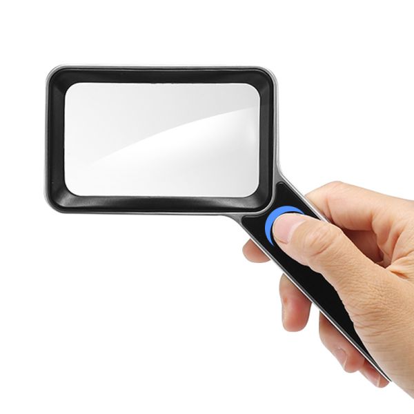 Quality 3 Light Dimmable Rechargeable Magnifier LED K9 Lens Touch Control Ergonomic for sale