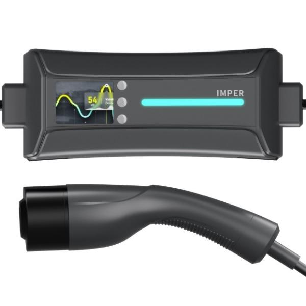 Quality 400V 3-Phase 32A 22kW 2-In-1 Portable EV Charger Home Mode2 IEC62196 for sale