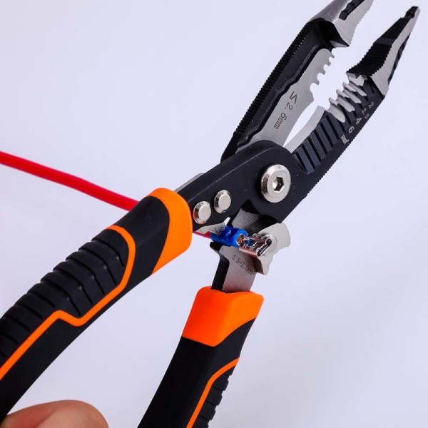 Quality Left Hand Electric Stranded Wire Cable Stripper Pliers Cutter Heavy Duty for sale