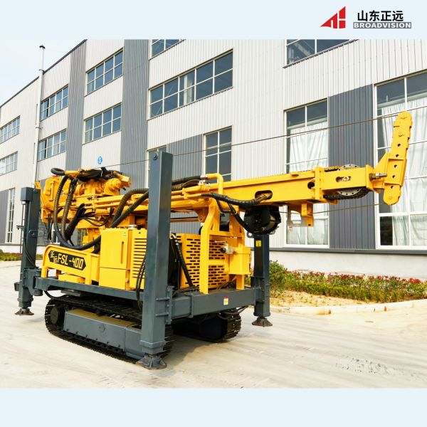 Quality Hydraulic Reverse Circulation Drilling Rig 92kw Geological Drilling Rig 400 Meters for sale