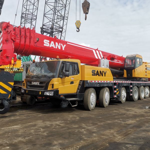 Quality 100ton Sany STC1000 used mobile crane with Original hydraulic pump and 0-2000 working hours for sale