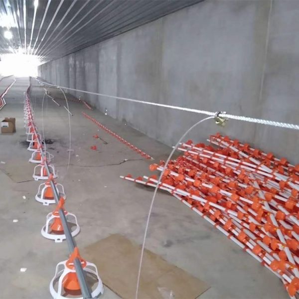 Quality Portable Galvanized 450kg Chain Feeder System Poultry for sale