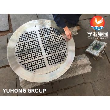 Quality ASME SA694 F304, F310, F316L, F317L , F321 , F347H Tubesheet for Heat Exchanger for sale